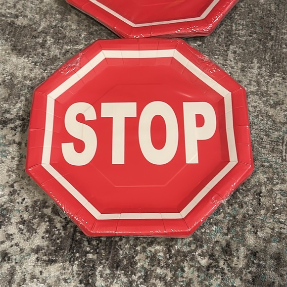 Havercamp | Dining | Disposable Stop Sign Plates 2 Packs | Poshmark